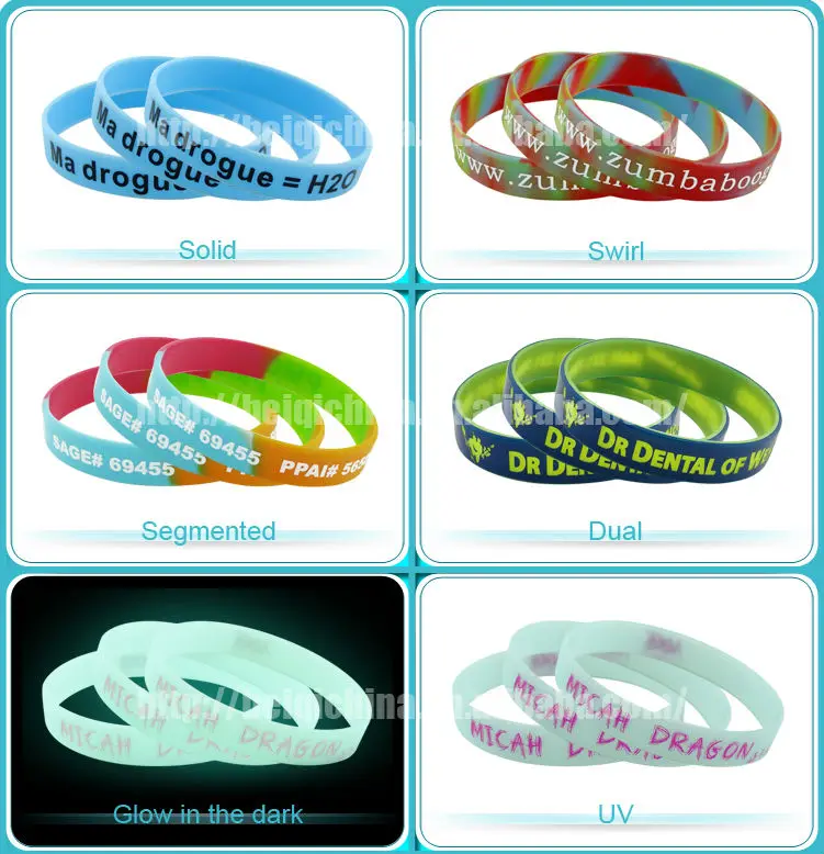 Custom Silicone Bracelets,Make Your Own Rubber Wristbands With Message ...
