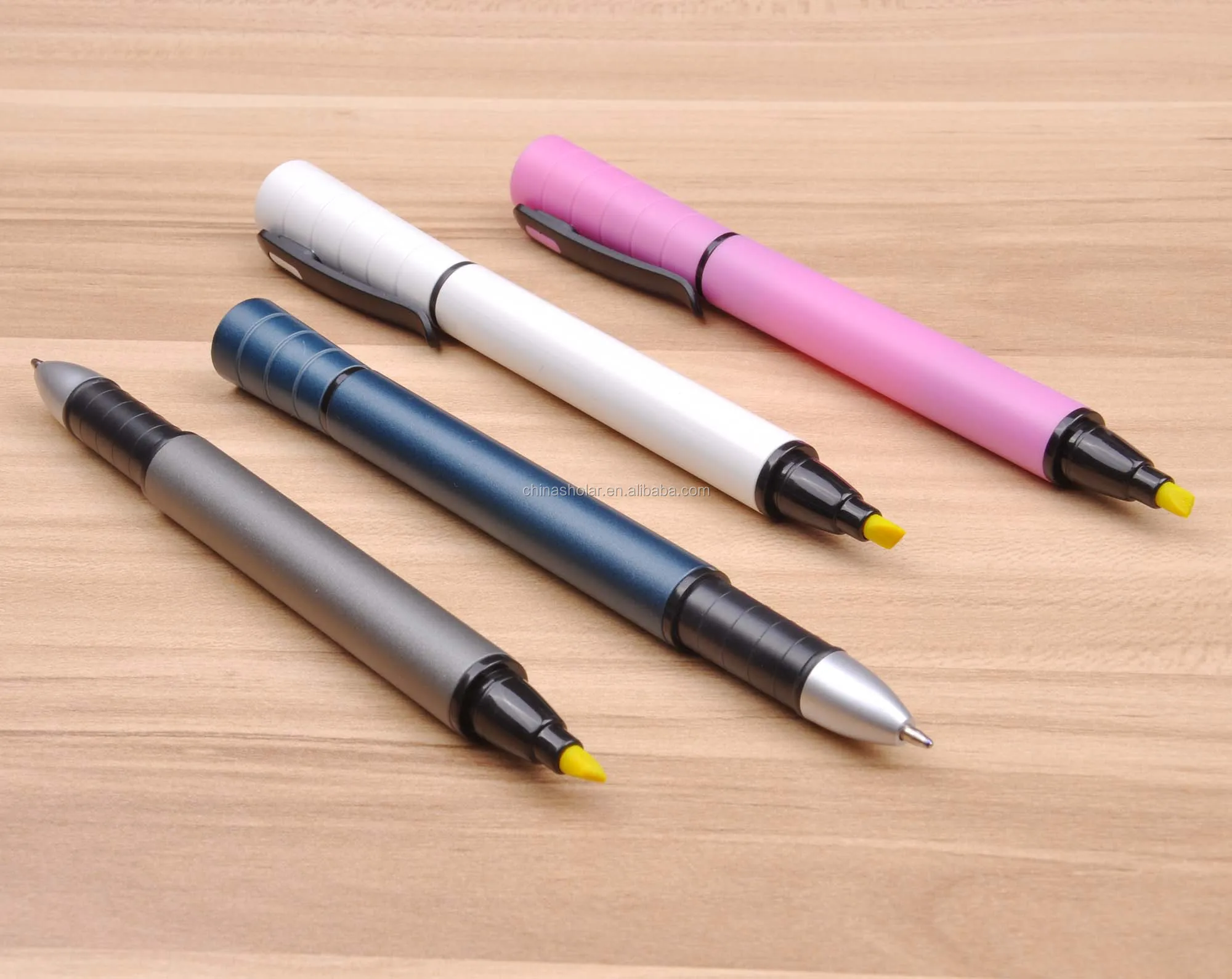 New Customized Dual Tip Pen Promotional Highlighter Pen Combo - Buy ...