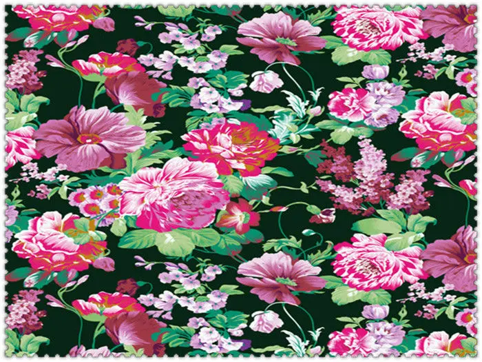 Flower Pattern Italian Silk Fabric For Garment - Buy Italian Silk ...