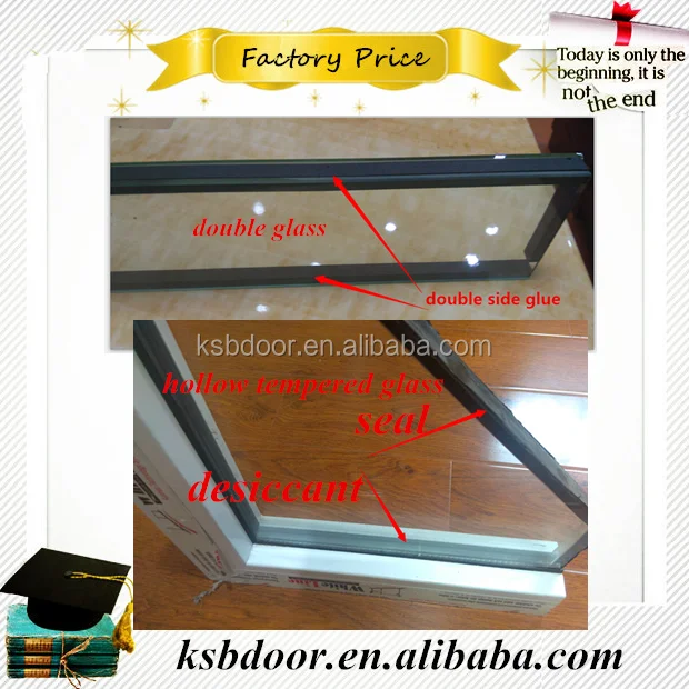 Aluminum Two Side Open Door with Shutter by Hand - KSB