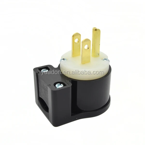 NEMA 5-15P Plug - 15A 125V Grounding Power Plug for USA