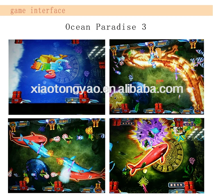 Indoor Arcade Games Fish Skill Game Ocean King Fish Hunter Catch Fish ...