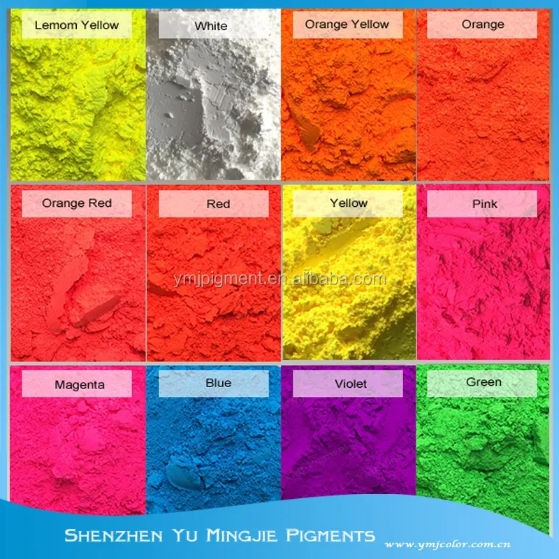 Organic Fluorescent Pigment Powder For Coating,Paint And Inks (screen ...