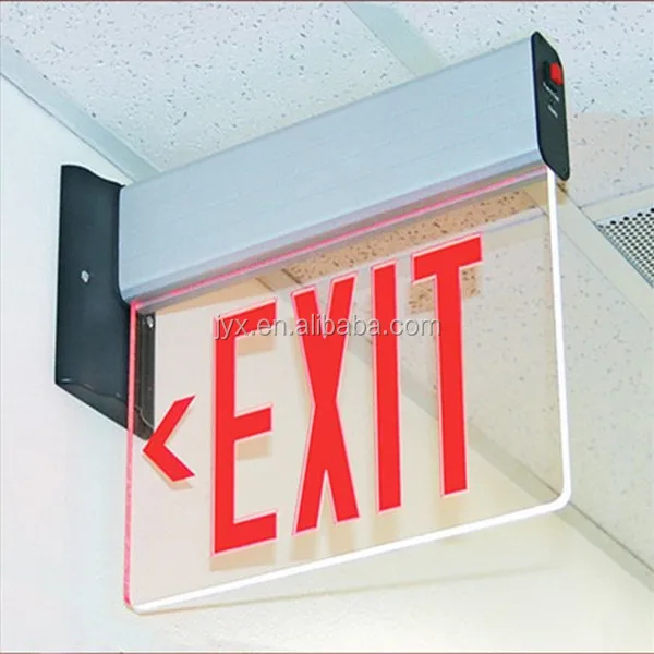 High Quality Hanging Custom Acrylic Exit Sign - Buy Acrylic Exit Sign ...