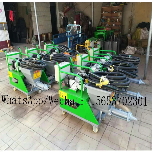High pressure plastering machine for cement mortar White plaster ...