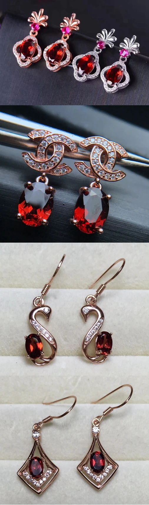 Fashion 925 Sterling Silver Inlaid Single Row Brazil Natural Purple ...