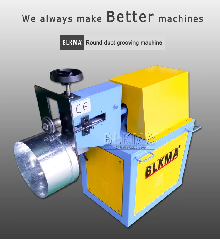 2017 New Type Round Aluminium Duct Rotary Machine / High Speed Round ...