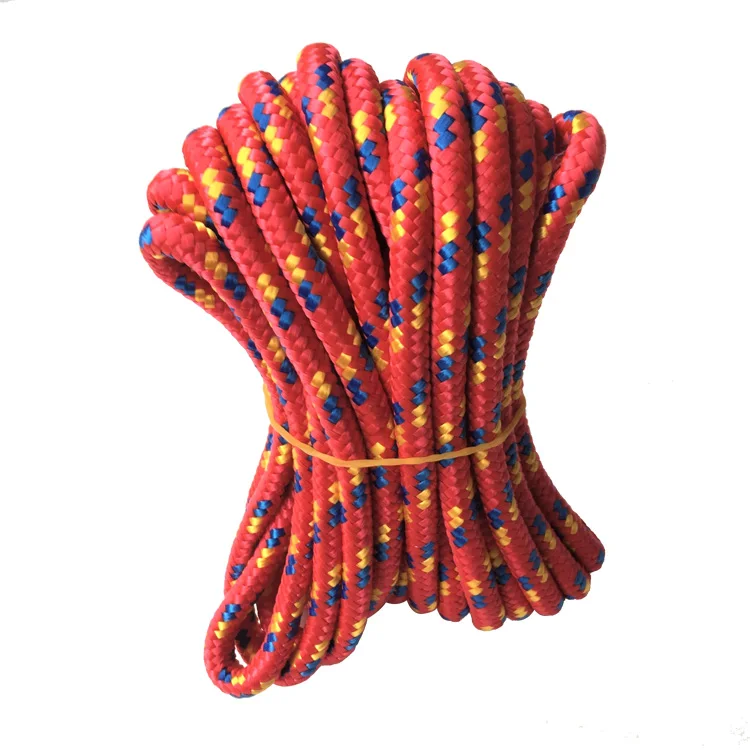 3/8 Inch 100 Ft Red 16 Strand Diamond Braided Polypropylene Rope - Buy ...