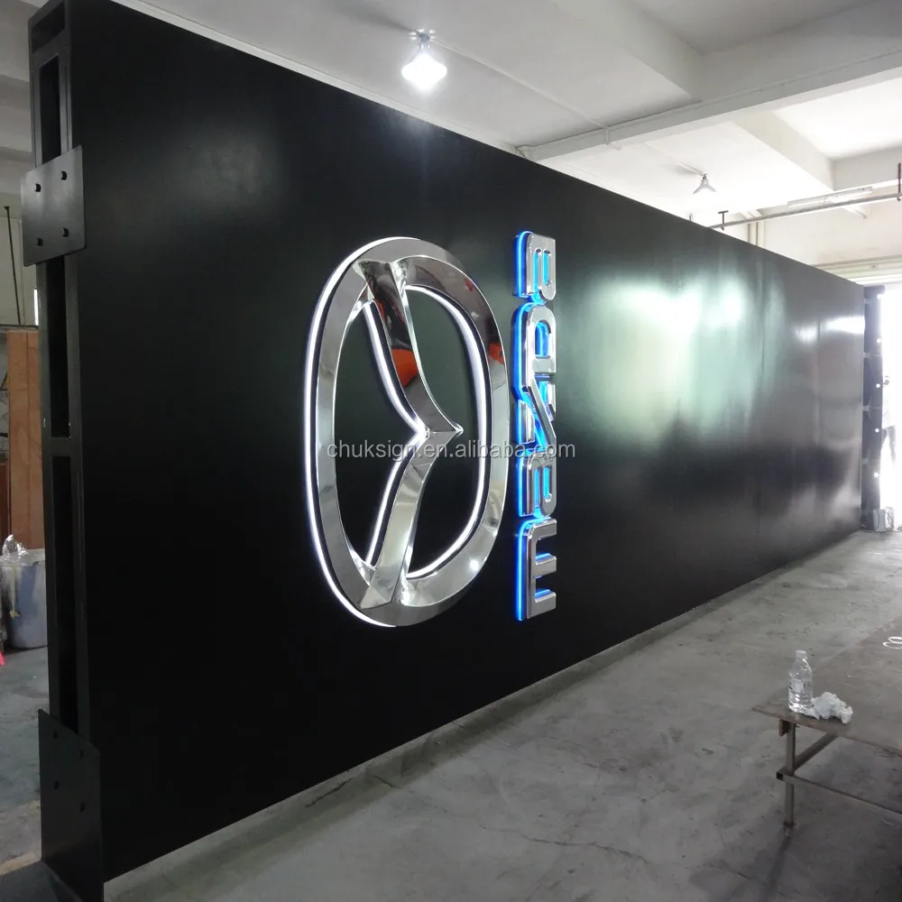 Hot! 8.5m High Car Logo Double Sided Vacuum Forming Giant Led Outdoor ...