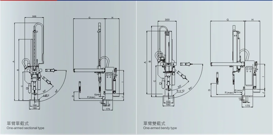 Swing Robot With Sprue Picker On Plastic Injection Molding Machine ...