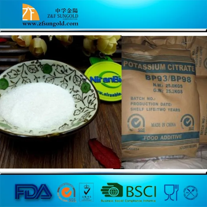 Acidity Regulators Sodium Citrate Sodium Citrate E331(bp/usp/fcc) - Buy ...