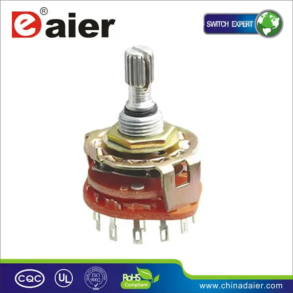 4 Position Fan Switch/8 Position Rotary Switch 2 Pole/4 Position Rotary ...