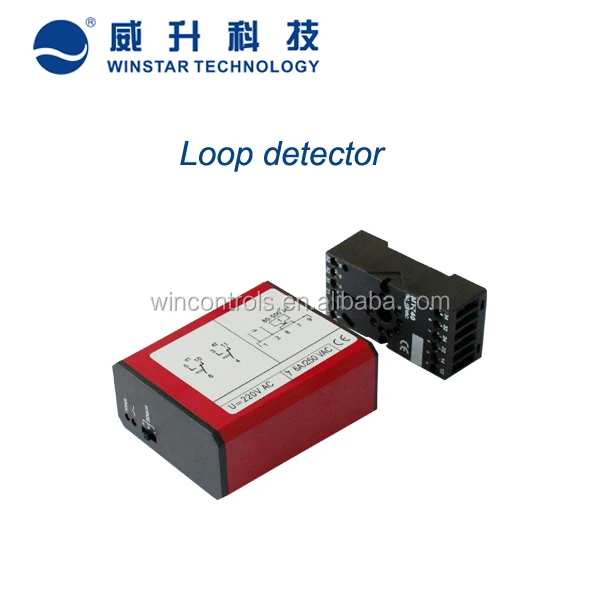Detector de lazo inductivo 1 canal para torniquetes, AC110/220V, 110×37 ...