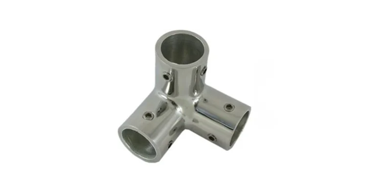 NEOSUN 3 Way Pipe Railing Connectors for Marine Hardware