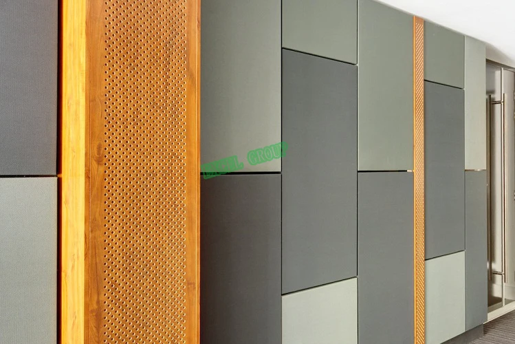 Sound Absorbing Material Theater Noise Reduce Wall Fabric Covering ...
