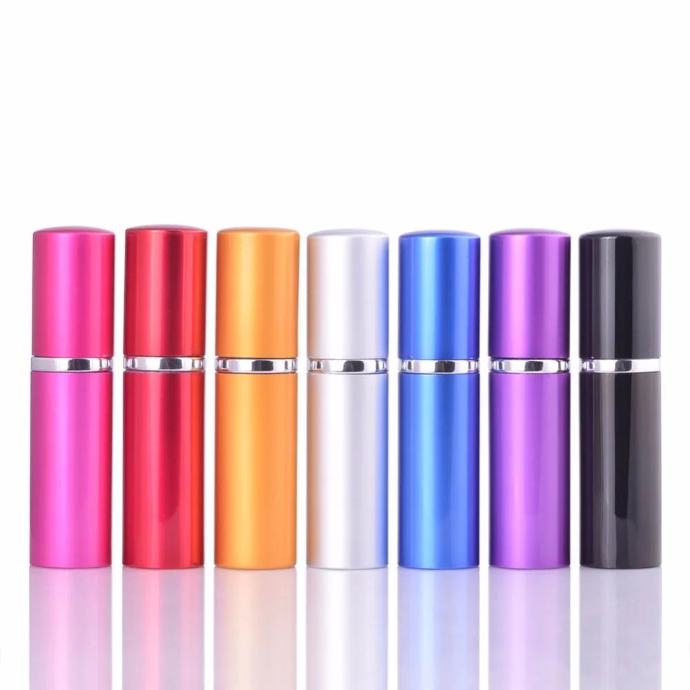 Mub 5ml Pocket Size Spray Perfume Bottles Refillable Aluminum Perfume ...