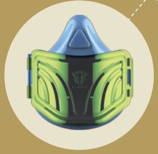 Colorful One Valve Negative Pressure Masks Air Purifying Half Mask ...