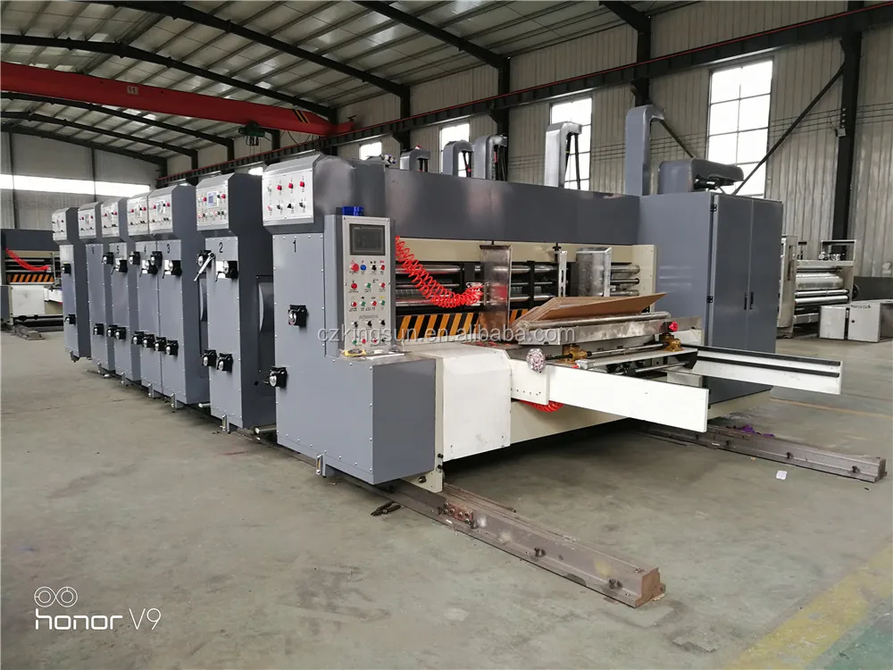 Máquina De Impresión Flexográfica Corrugada En 4 Colores,Máquina De ...