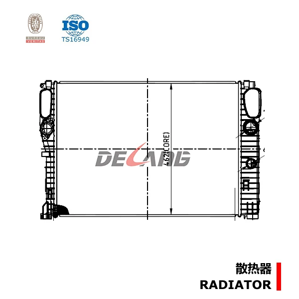 Auto Radiator For Mercedes W202 With Oe 2115000202 /2115002302 ...