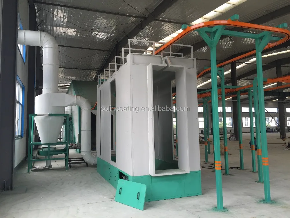 B-303 Customized Powder Coating Booths With Recovery Systems(cyclone ...