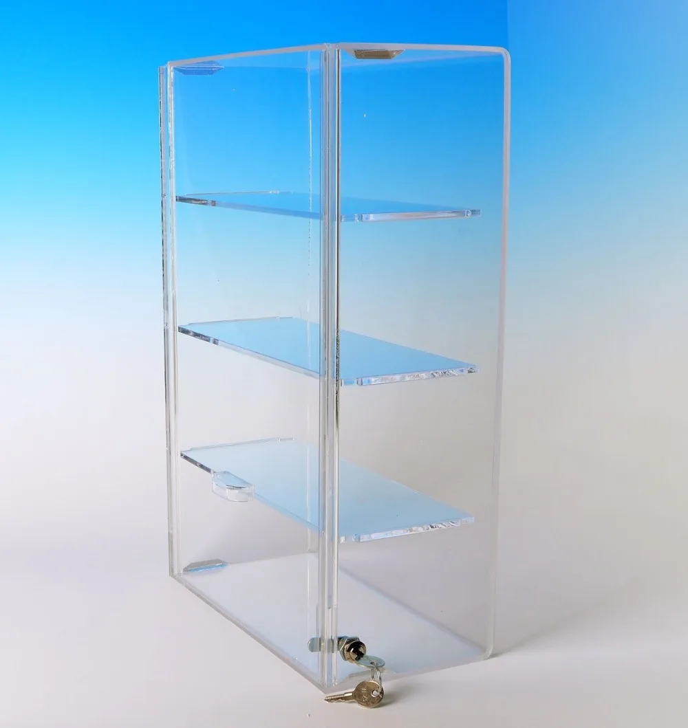 Customized Clear Acrylic Display Case Cabinet/display Case With Shelf ...