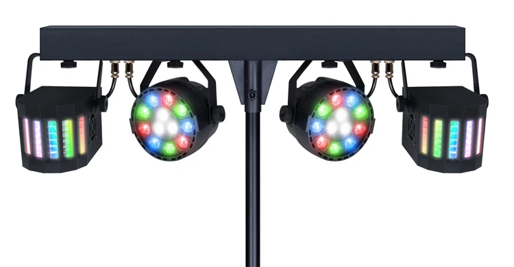 60w Portable Dj Lighting Kit Disco Party Light Effect Bar System With ...