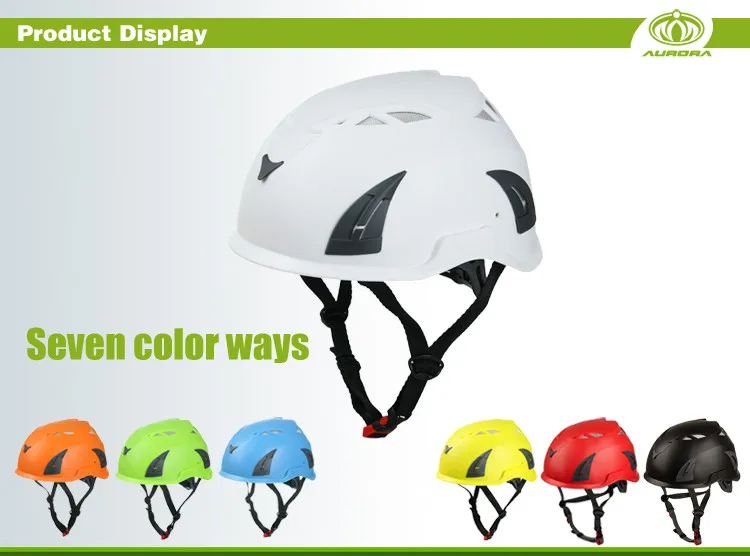 Aurora Sport Mining Helmet with Rope Access Equipment M02 CE EN 397