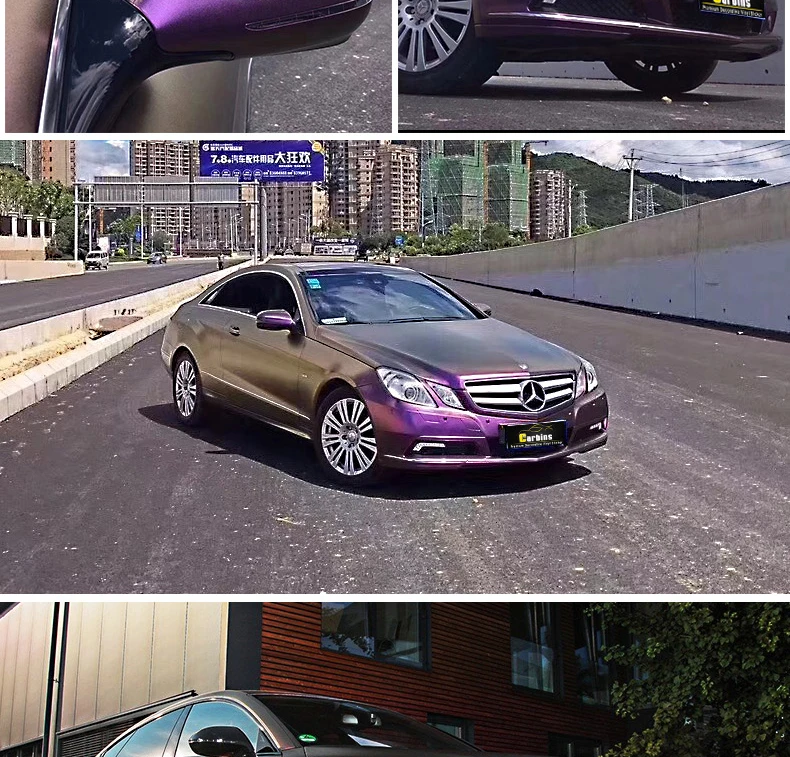 Carbins Film Red Copper Color Changing Film Wrap Vinyl