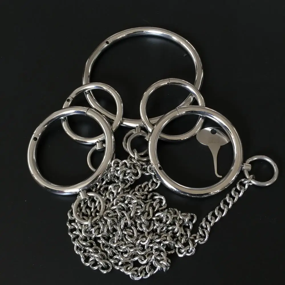 Stainless Steel Bondage Set - BDSM Restraints for Adults