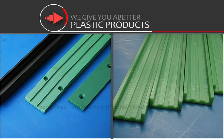 High-wear Resistance Custom Guide Rail Uhmwpe Plastic Linear Guide Rail ...