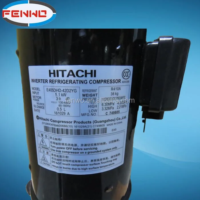 Highly Hitachi Dc Inverter Compressor Catalog E706dhd-72d2g Heat Pump ...