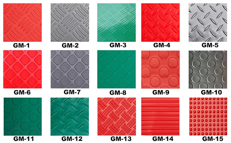 Pvc Anti Slip Vinyl Film Mat Roll,Pvc Diamond Floor,Pvc Coin Mat - Buy ...