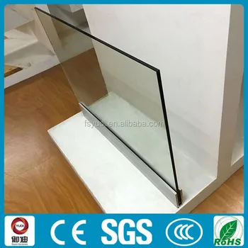 1/2 Inch (12mm) Floor Mounted Glass Aluminum Channel For Railing ...