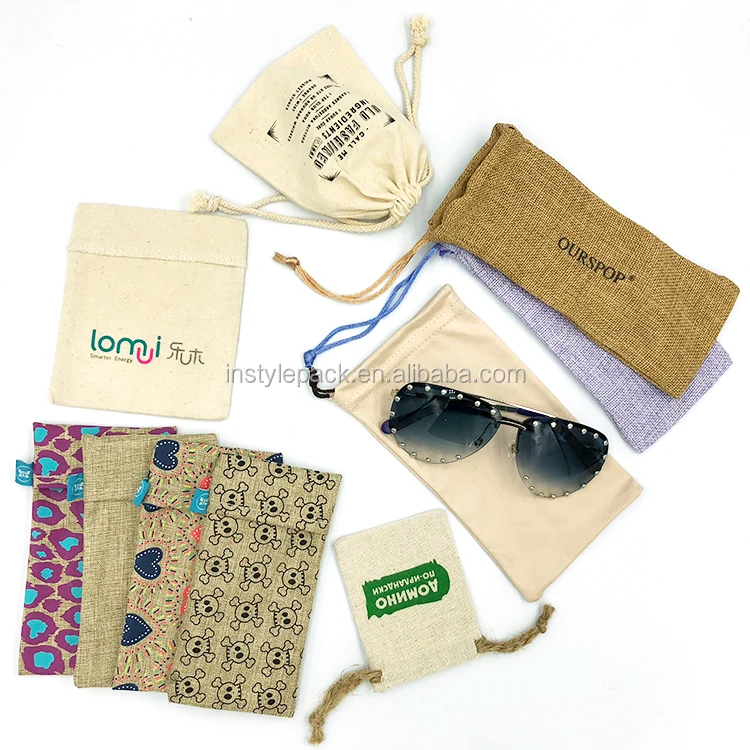 China Manufacturer Printed Linen Fabric Sachet With Drawstring - Buy ...