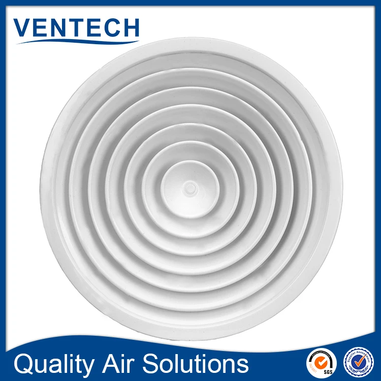 Round Adjustable Ceiling Diffuser Round Duct Air Diffuser - Buy Round ...