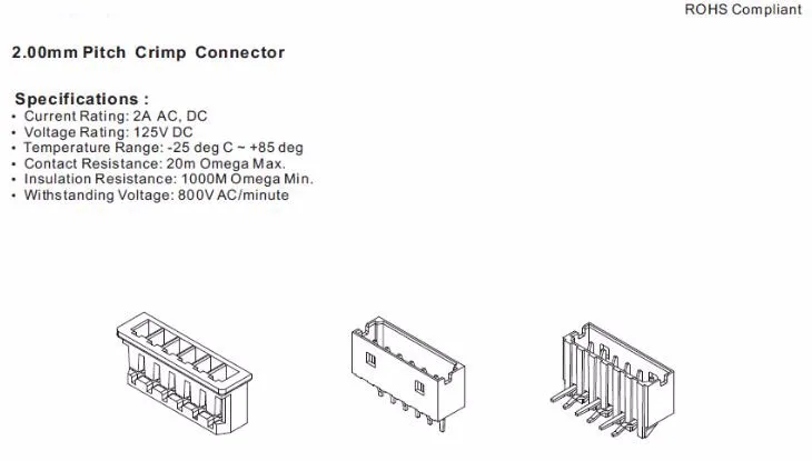Double Rows 4 to 20 Pin Wire to Board Connector - Hoyato
