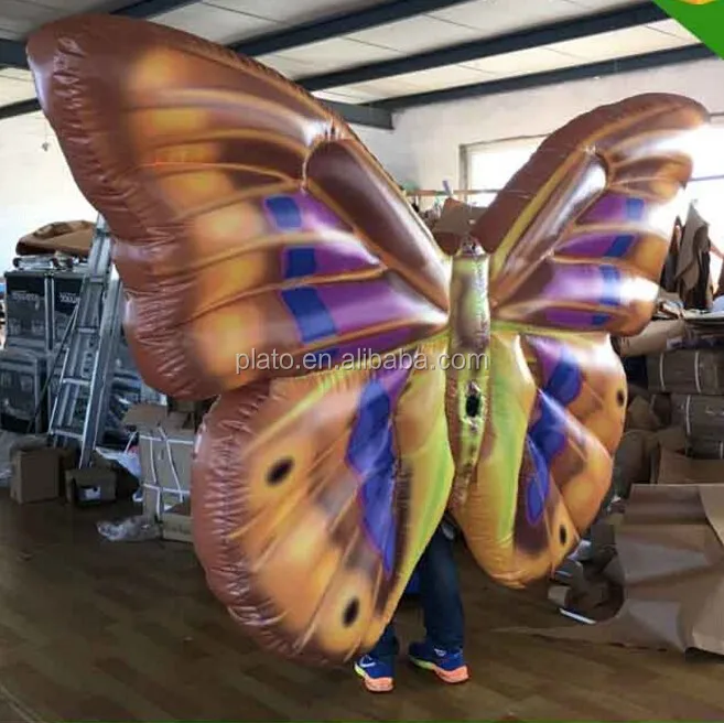 Commercial Rainbow Inflatable Butterfly Wing Costumes/inflatable ...