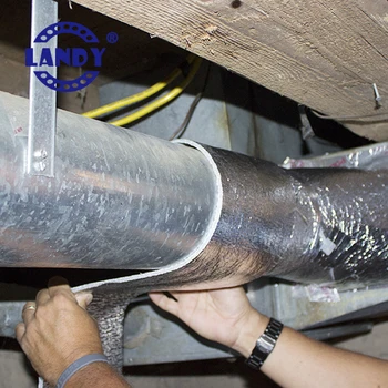 Install Duct Acoustic Wrapping Exposed Ductwork Wrap Insulation ...