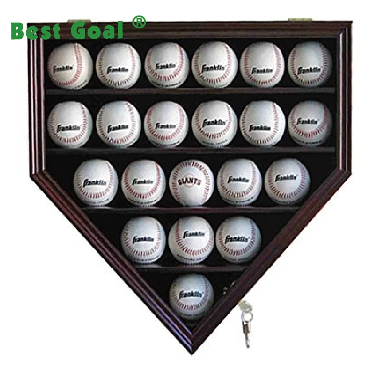 12 Baseball Display Case Wall Cabinet Shadow Box - Buy Wall Frame ...