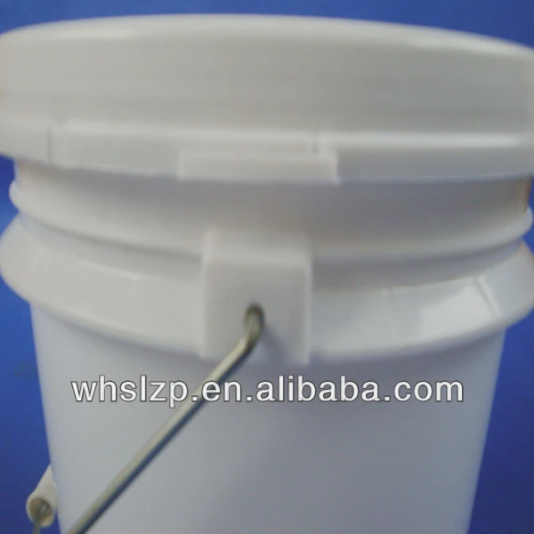 Custom Label 4 Liter Plastic Bucket 4L Chemical Paint Pail American ...