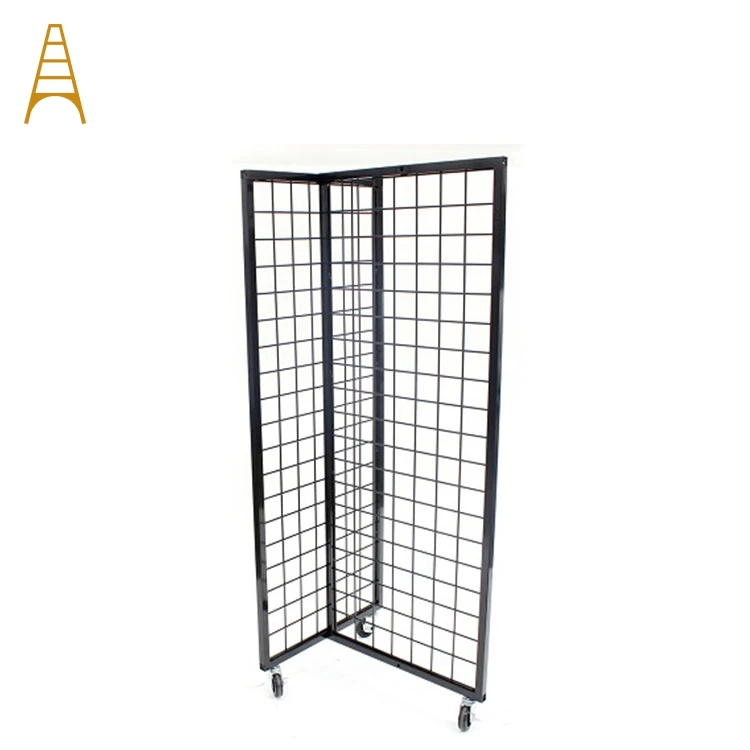Custom Multiple Styles Metal Wire Grid Display Panel Stand Rack - Buy ...