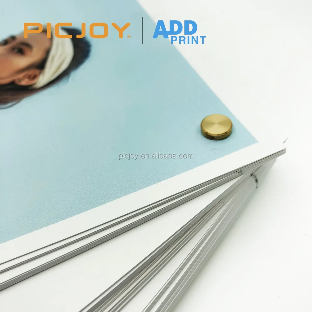 Square Rivet Binding Fashion Lookbook Catalogue With Gold Hot Foil ...