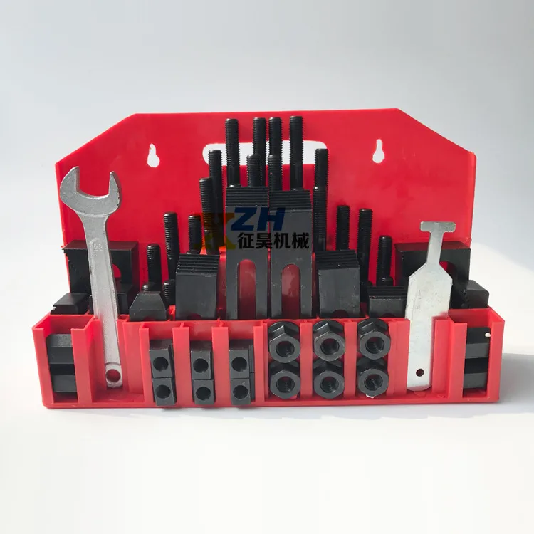 Vertex Machine Tools Accessories - Steel & Metal Clamping Kit CNC T-slot