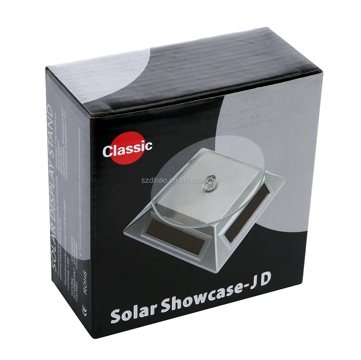 Dihao Solar Power Acrylic Rotating Solar Display Stand Solar Display ...