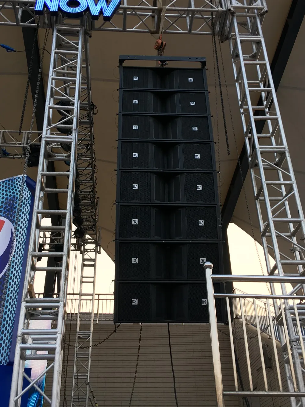 Dual 12" Line Array For Stage Horn Loaded Big Speakers - Buy Big Line ...