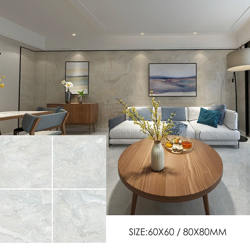 Porselen Lantai Dinding Kamar Mandi Model Baru Ubin Keramik 60X60 ...