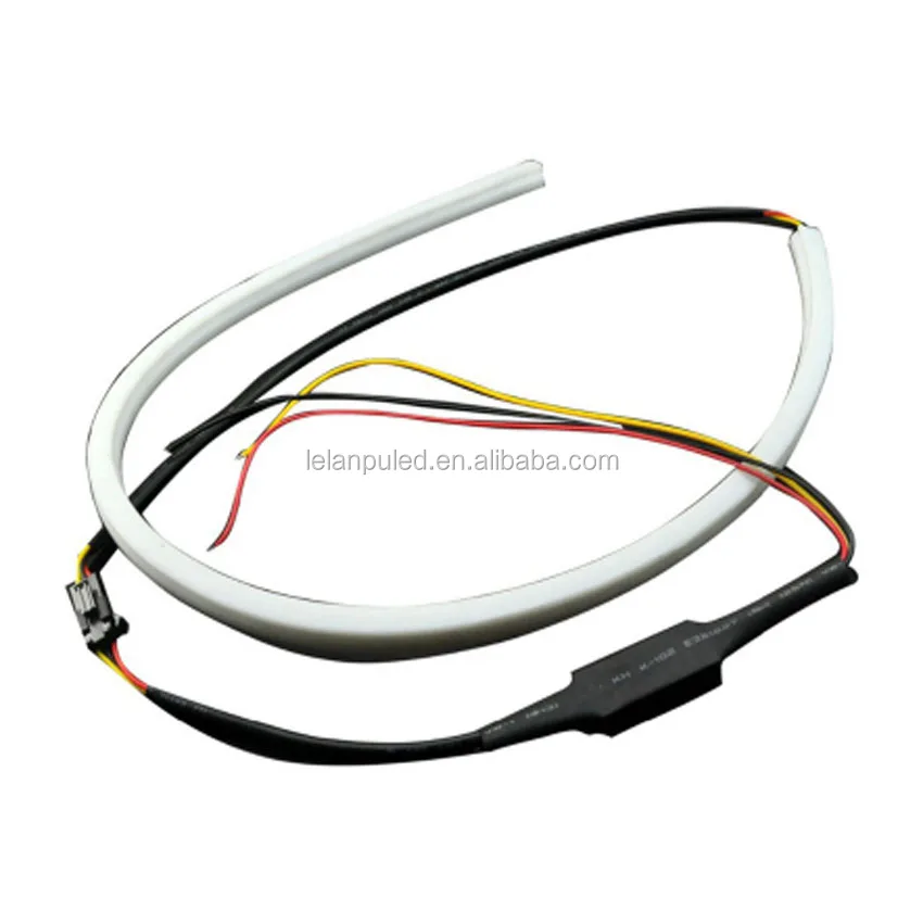 60CM Car Flexible LED Tube Strip - Dual Color DRL Light