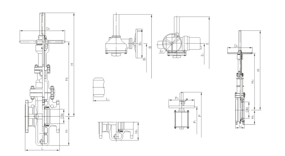 Z45t-10 Cast Iron Wedge Dn65 Flat Gate Valve for HDPE Pipe