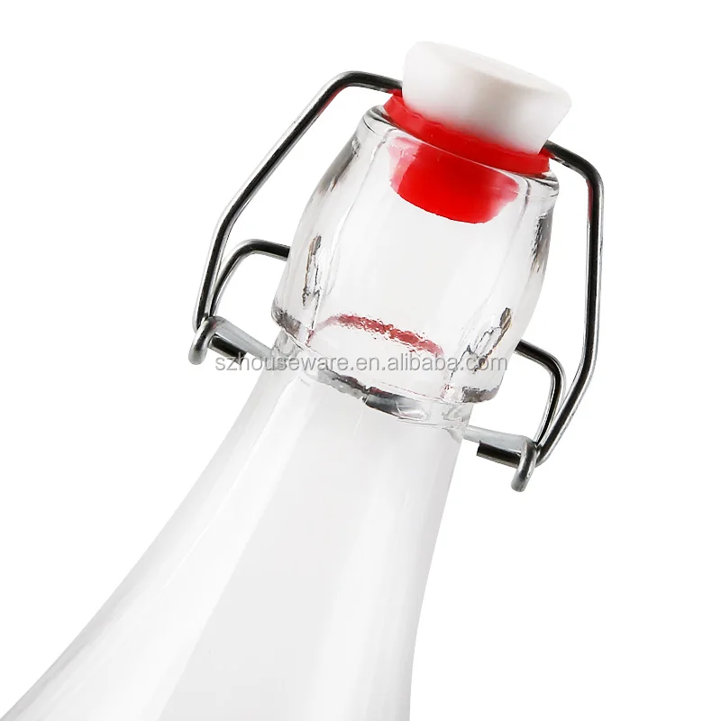 Swing Top Glass Bottle 1 Liter32oz Buy Glass Bottle With Stopper