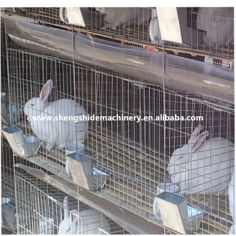 High Quality Galvanized Welded Commercial Rabbit Cage Breeding Wire Mesh